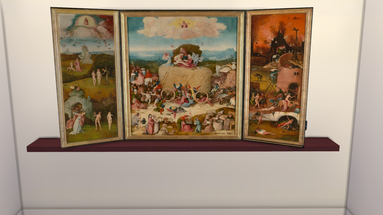 ArtysSims - HIERONYMUS BOSCH TRIPTYCH I have been thinking... ArtysSims - HIERONYMUS BOSCH TRIPTYCH I have been thinking...