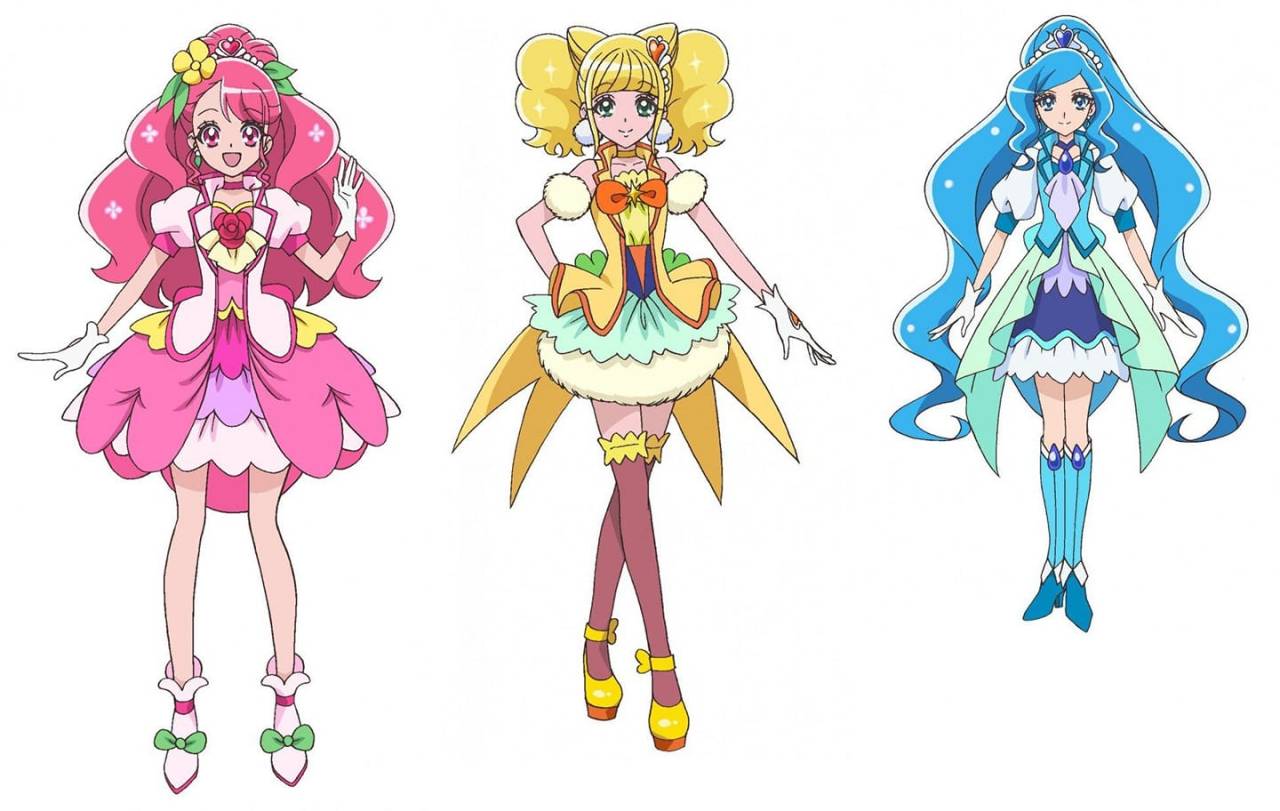 Pretty Cure Pamflets — Healin Good Precure First Preview Of Charas