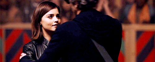Doctor Who Clara Hug