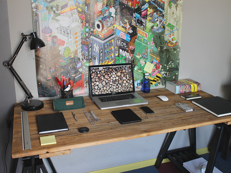 Minimal Desks Simple workspaces interior design Nicolas Garcia s artsy desk