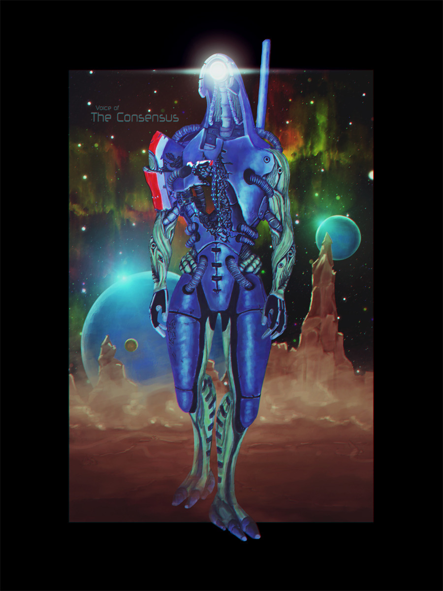 Art Mostly — Mass Effect Fan Art Legion Belongs To Bioware