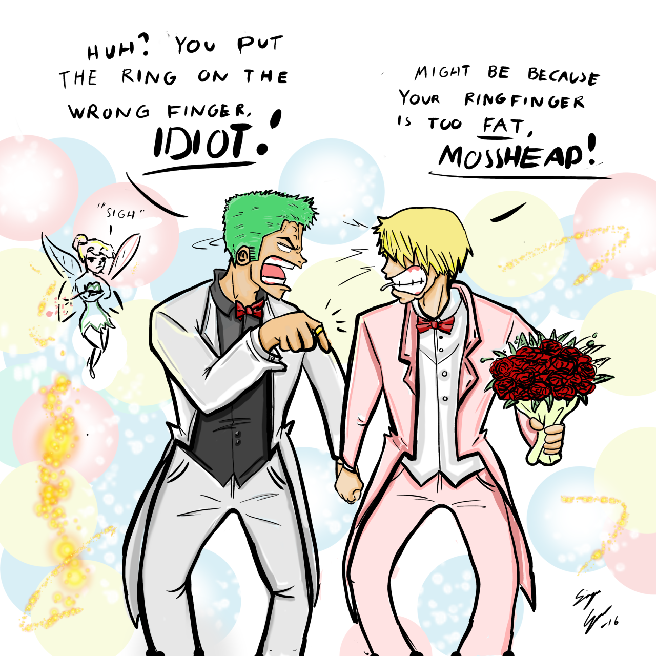 Zoro X Sanji Fan Art