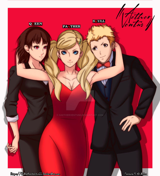 Ann X Makoto X Ryuji On Tumblr