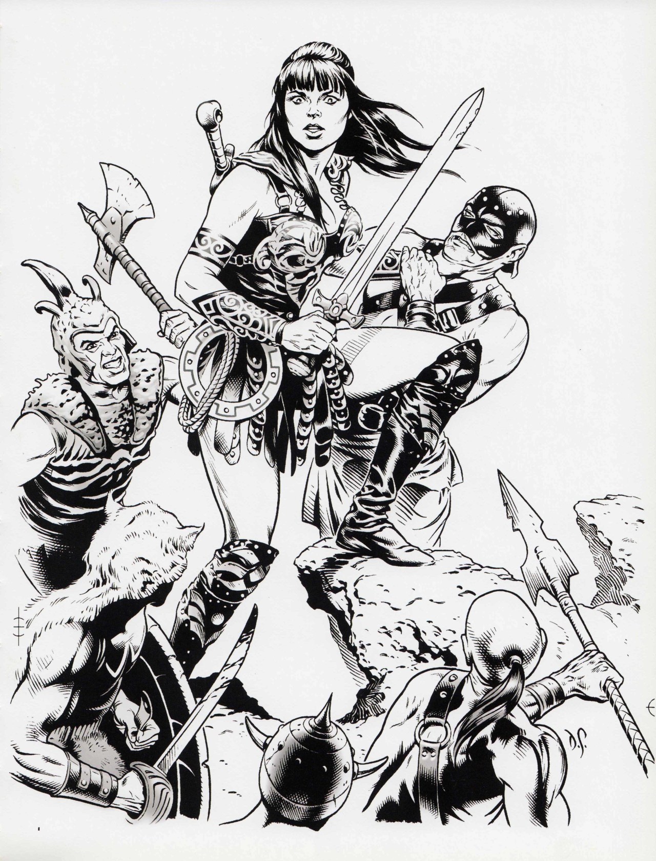 Raiders Of The Lost Tumblr — Xena Warrior Princess 2 1997 Cover By Dave