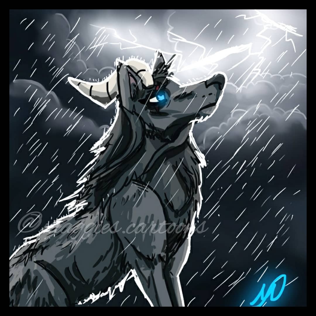 Sad Anime Wolf Drawings