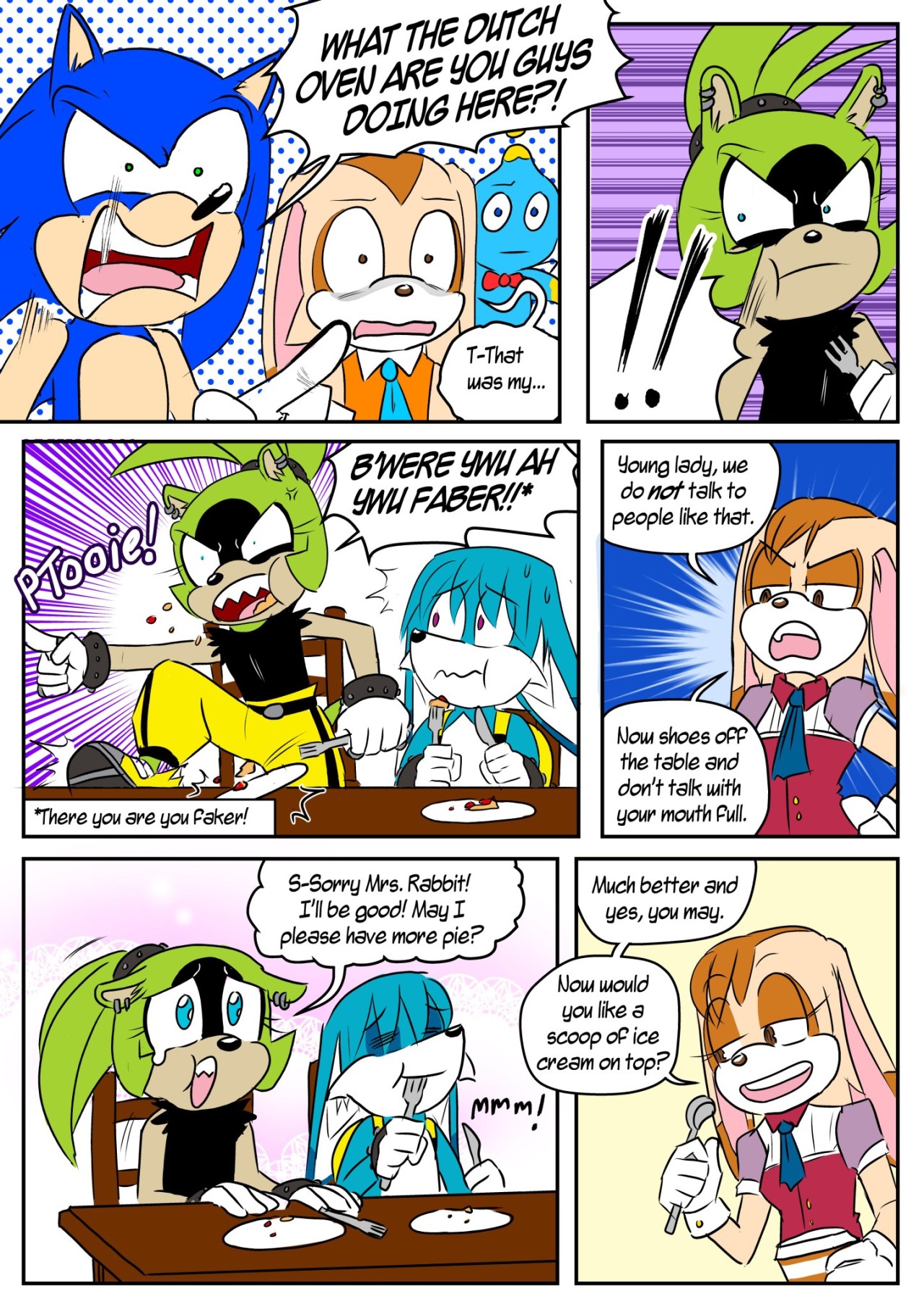 Konnichibots Art On Tumblr Cream The Rabbit