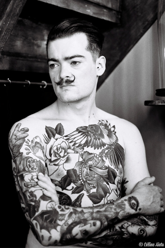 Inspired Tattoo Portraits Celine Aieta Photographe FULL INTERVIEW. forevertattooclub on Tumblr