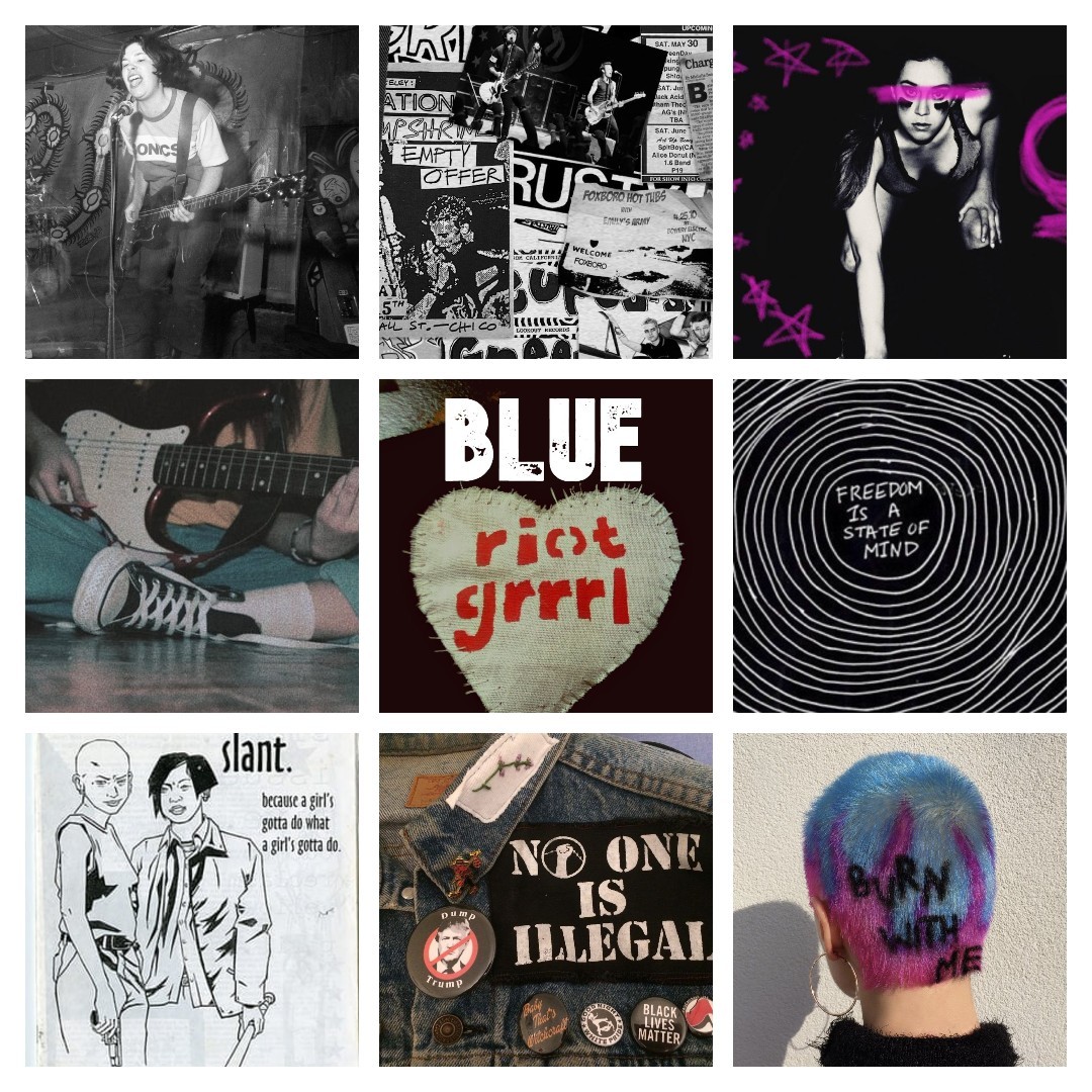 Riot Grrrl Collage