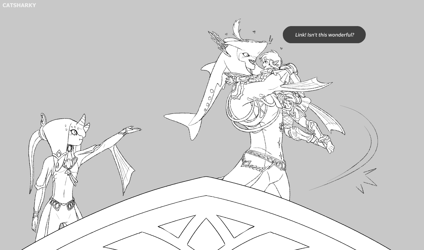 Presenting King Sidon His Wife Queen Yona And