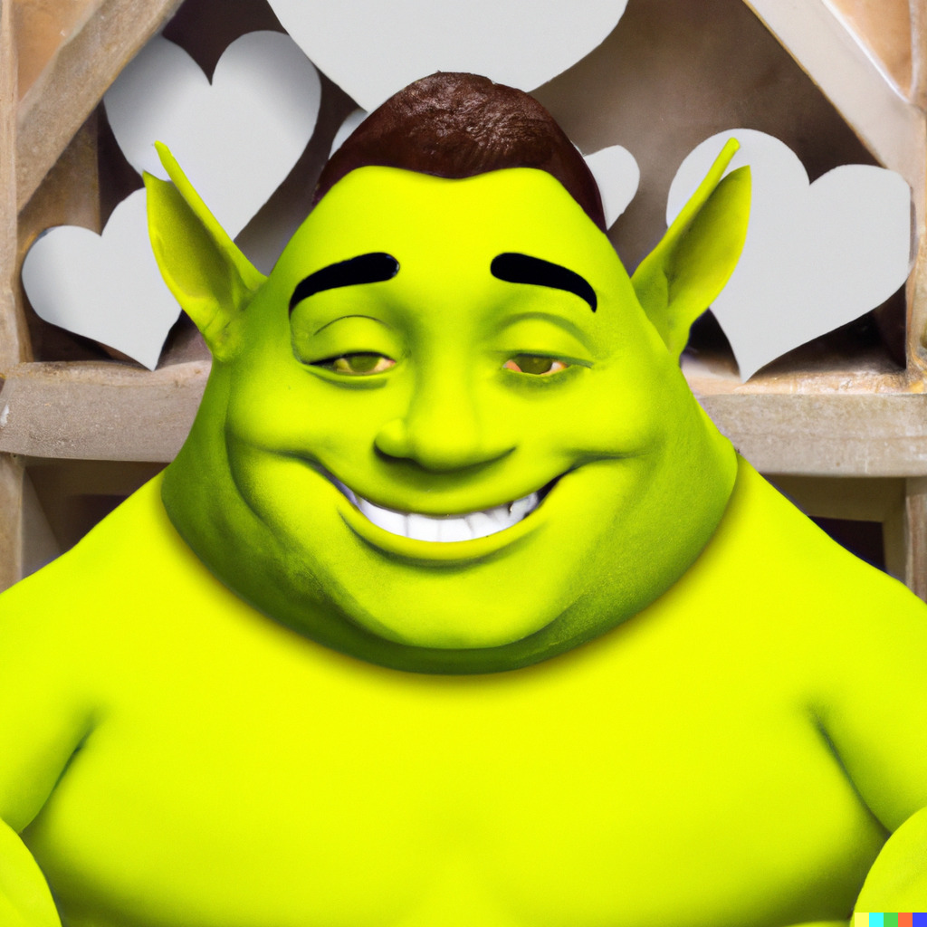 Shrek Is Love Shrek Is Life” Dall·e 2 Images
