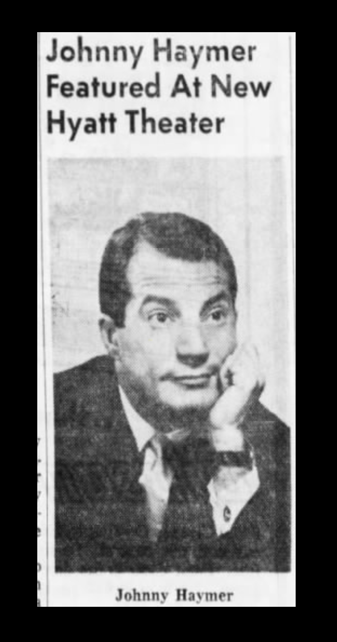 Showbiz Imagery And Forgotten History Forgotten Comedian Johnny Haymer