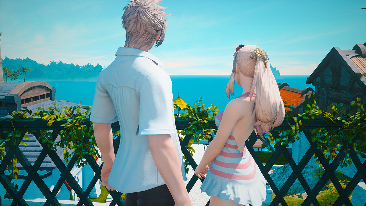 Memories From Eorzea Summer Date Juliet And Dante Summer Screens