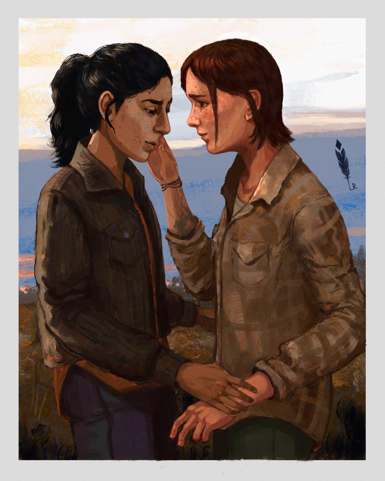 Art By Lr Ellie And Dina Reunited After The Epilogue From
