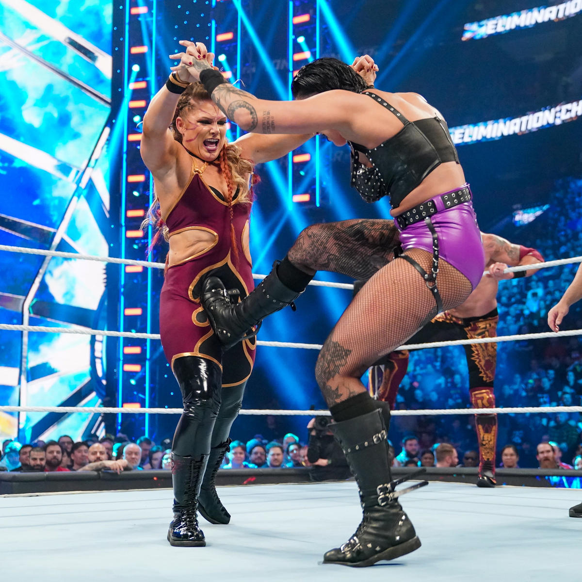 WWE Women 🌞, Beth Phoenix and Edge vs Rhea Ripley and Finn... WWE Women 🌞, Beth Phoenix and Edge vs Rhea Ripley and Finn...
