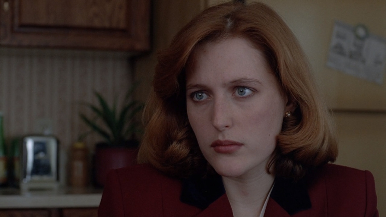 Scully What Are You Wearing This Is What I Would Call A Deep Cut This Red