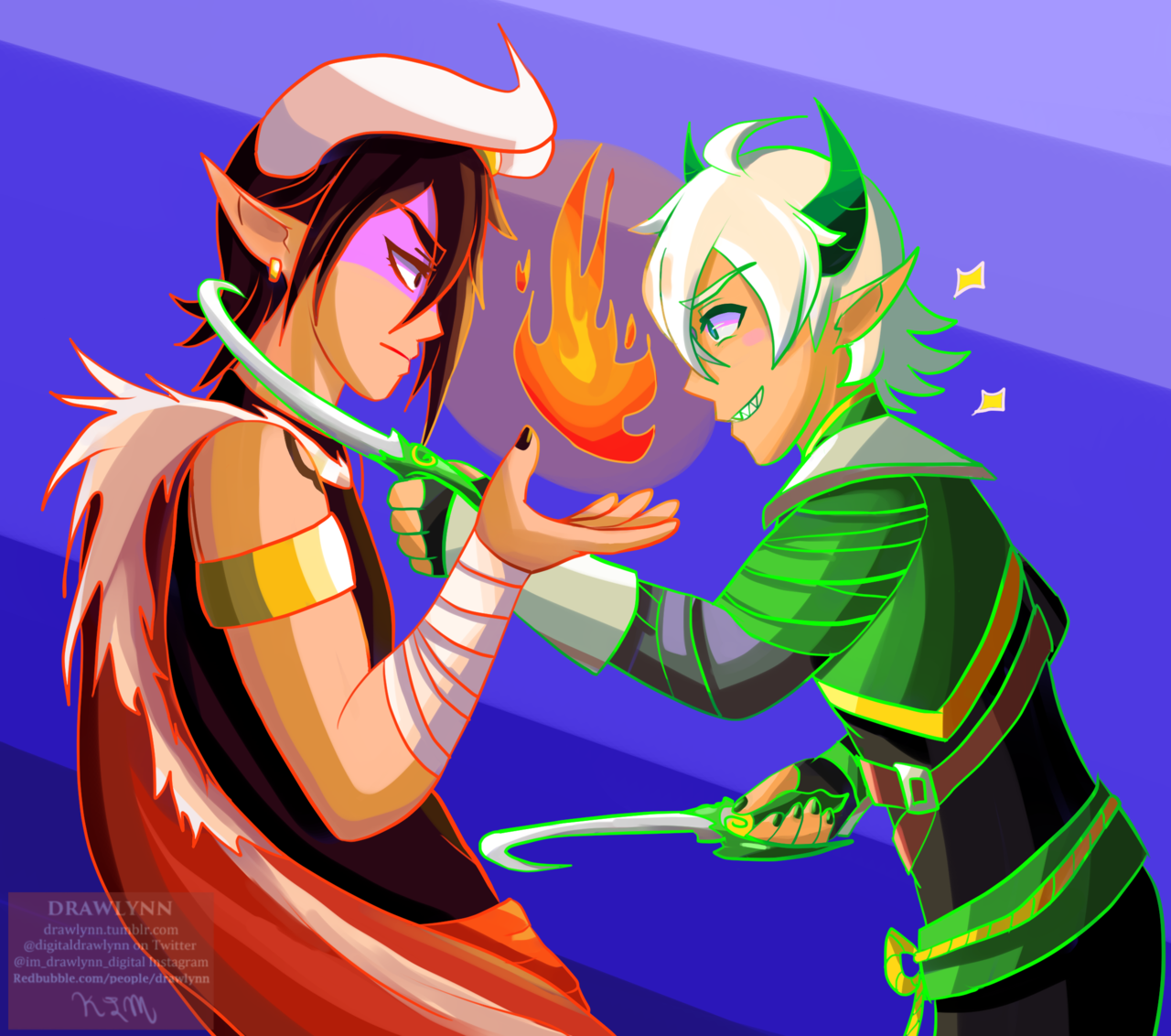 Totally Drawin My Inner Demons Fight I Imagine Theyd Fight Over