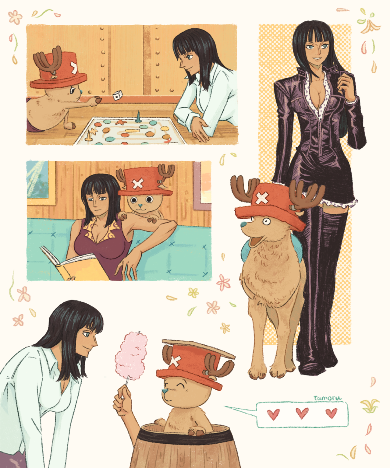 Nico Robin And Chopper