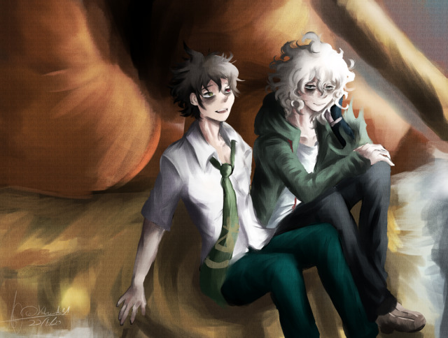 Nagito X Hajime On Tumblr