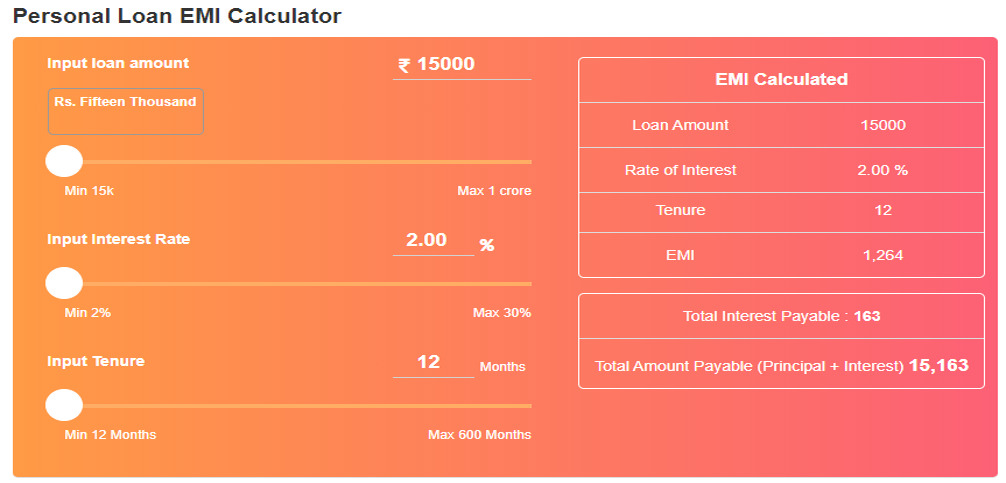 How make the best use of Personal loan EMI Calculator? – @india-lends ...