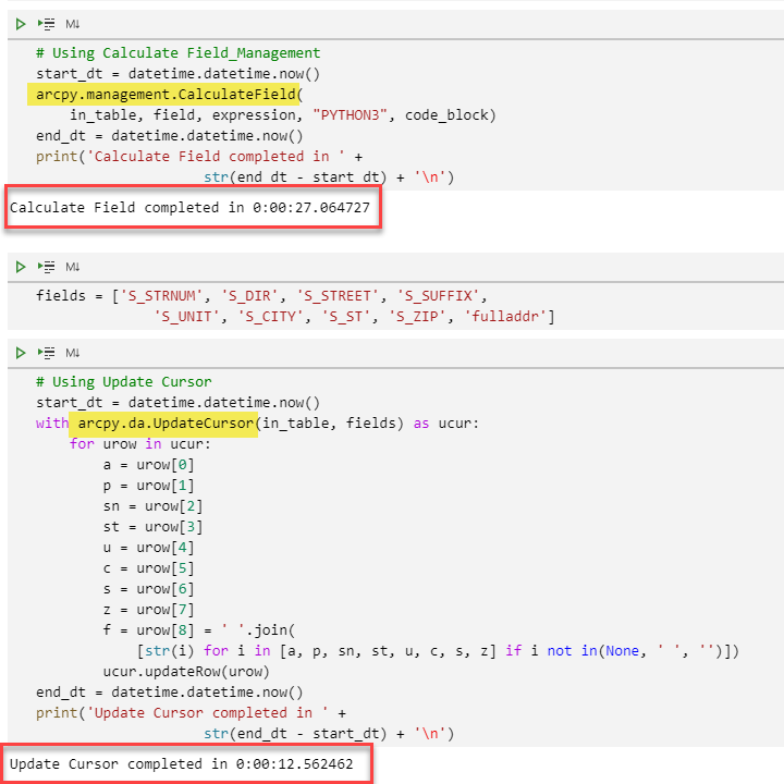 Which Is Better Arcpy Calculate Field Or Update