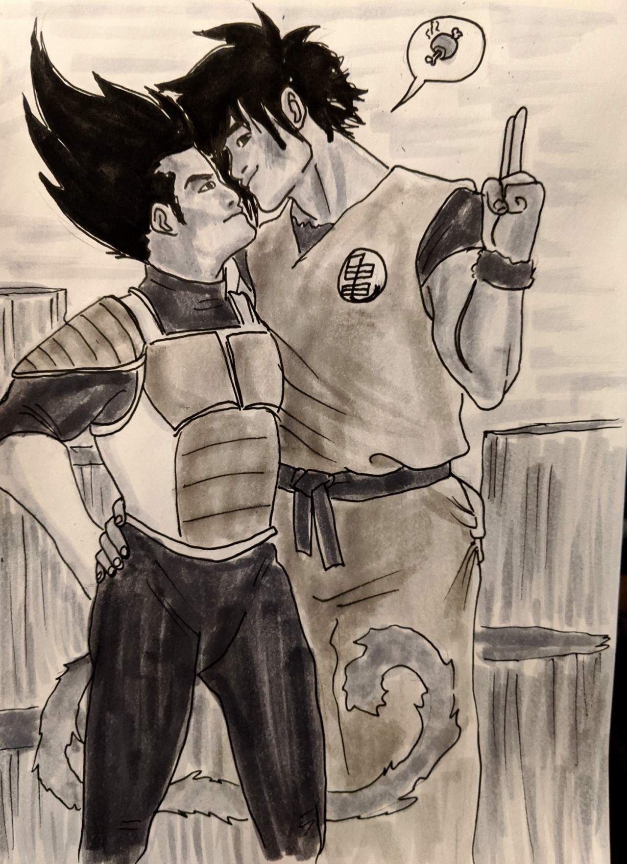 Lesleytonyb — Project Ajax Boxer And Rice Dbz Fanfic Art