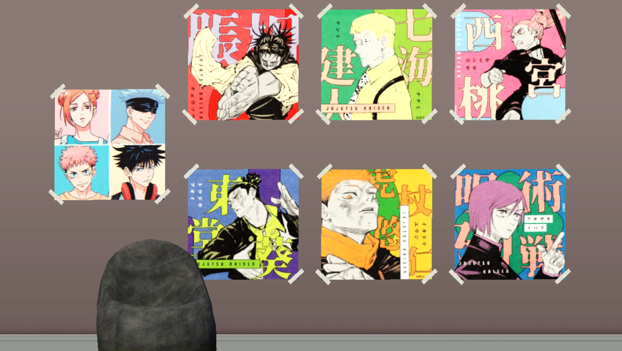 Jjk Posters Merged File So You Will Get All 3 I