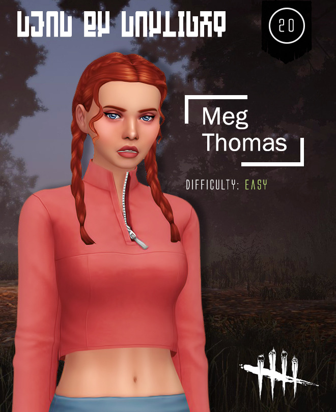 Dead By Daylight Survivor Lookbook Meg Thomas 3 Sweet Peach Dreams