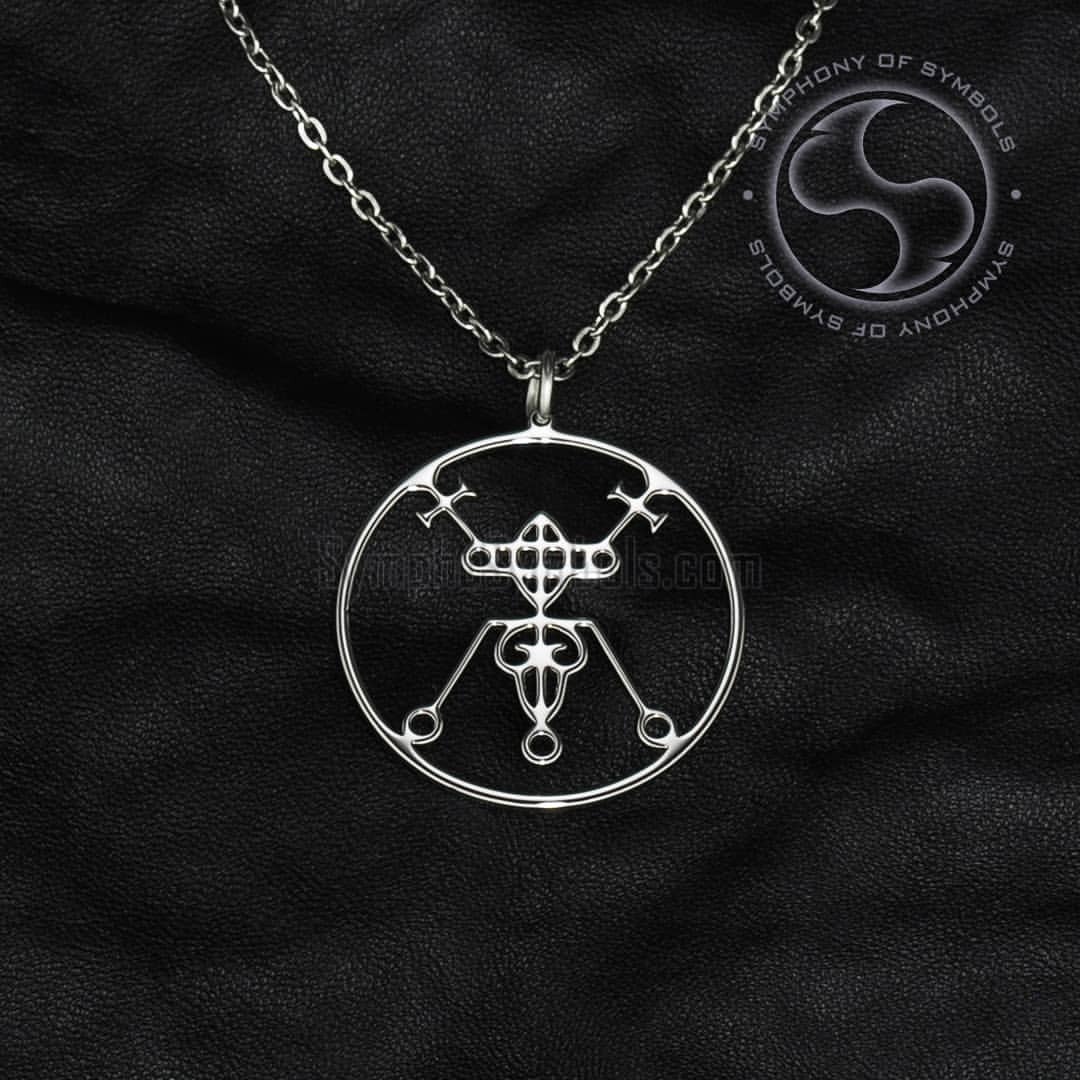 Symphony Of Symbols — Sigil Of Bael Symbol Necklace Bael Sigil Seal