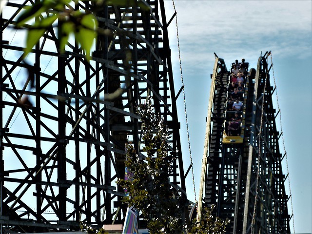 Free Parking On Tumblr Wooden Roller Coaster Playland