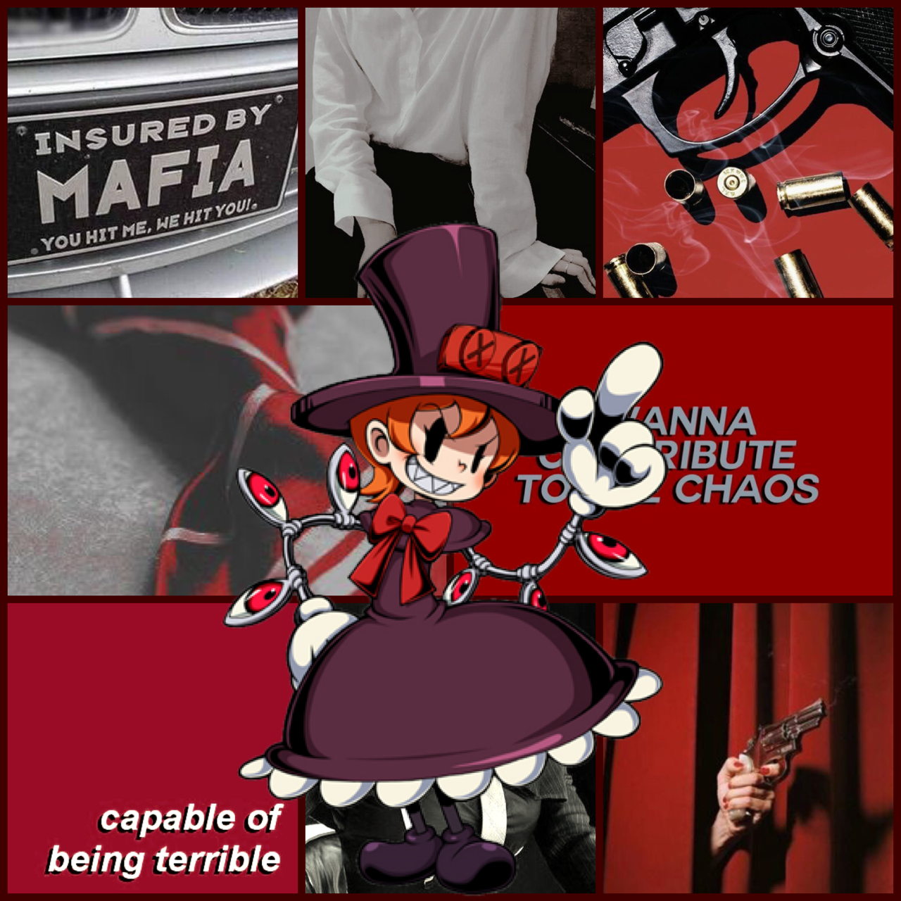 Peacock Skullgirls Poster