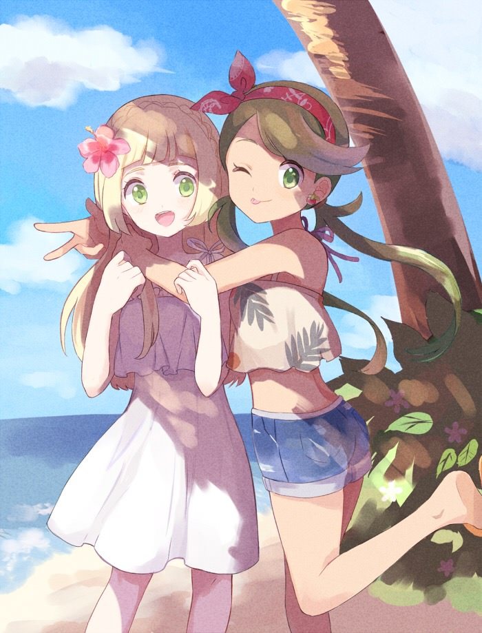･ﾟ Mallow X Lillie ･ﾟ ♡ Characters ♡ Lillie ♥ Mallow♢ Game