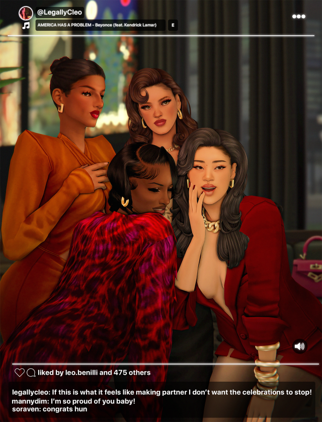 Cleo celebrated her promotion to partner with her friends at The Jeong house – @neishroom on Tumblr