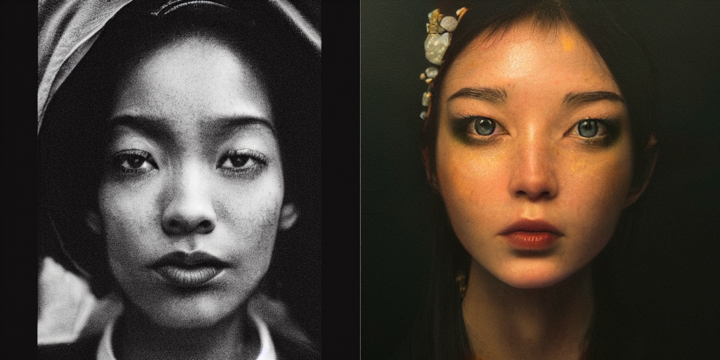 AI generated midjourney Socionics type images - facial structure of personality types ...