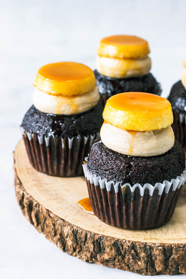 Flan Cupcakes