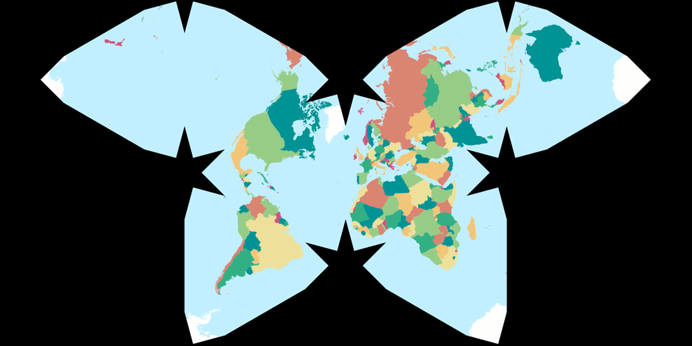 The Ultimate Map Projection Showdown Of Ultimate Destiny Waterman Butterfly Vs Ortelius Oval