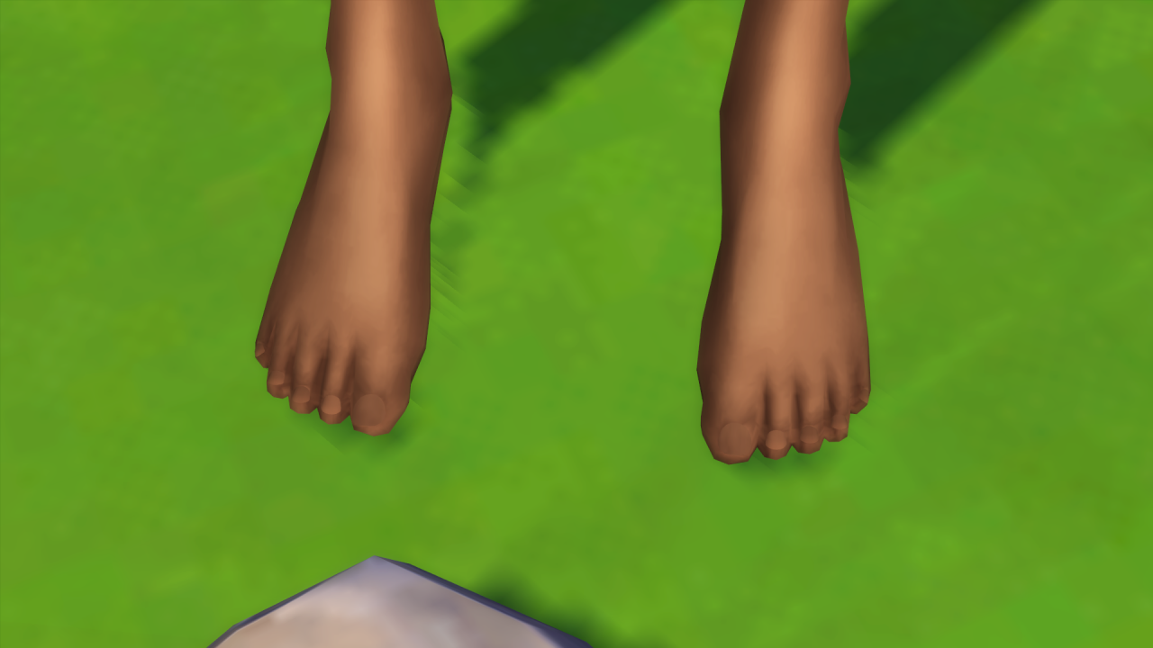 Sennis Stuff Maxis High Res Feet Default Override Both