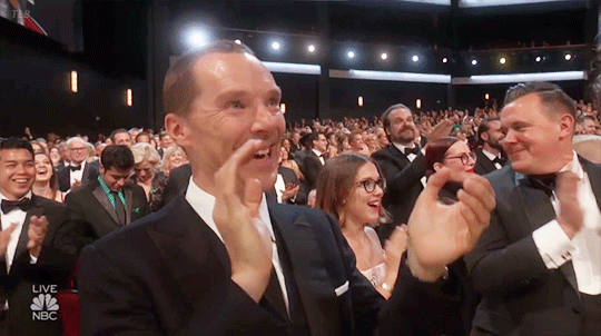 Tree Leaves Blue — Benedict Excitedly Cheering On Glenn Weiss Who