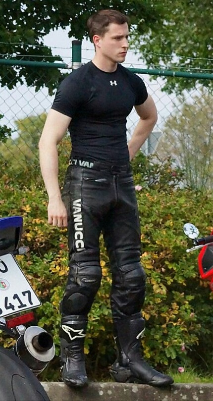 Cute Motorcycle And Rubber Guys Photo