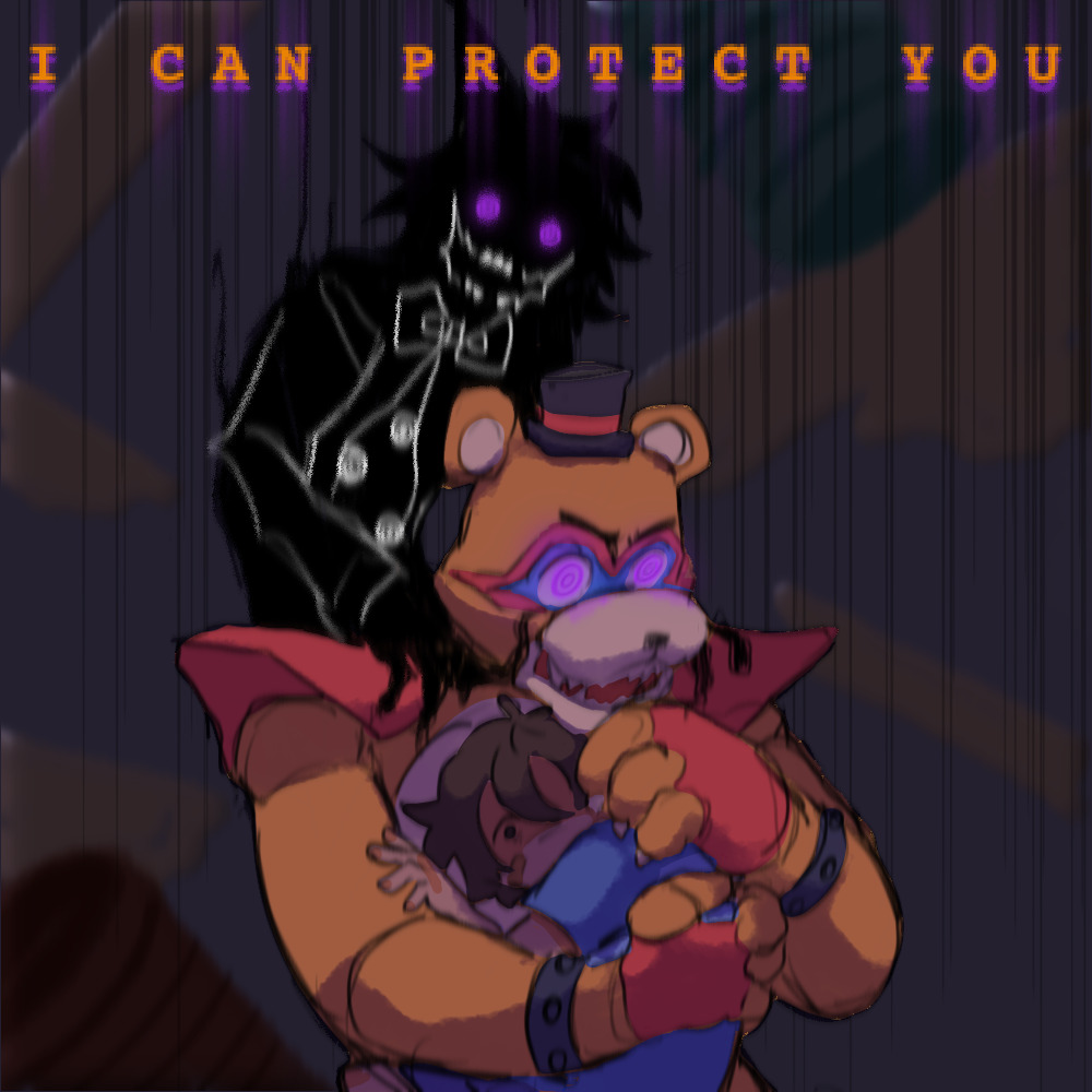 This is not the glammike theory but my au where michael appears as a ghost in security breach ...