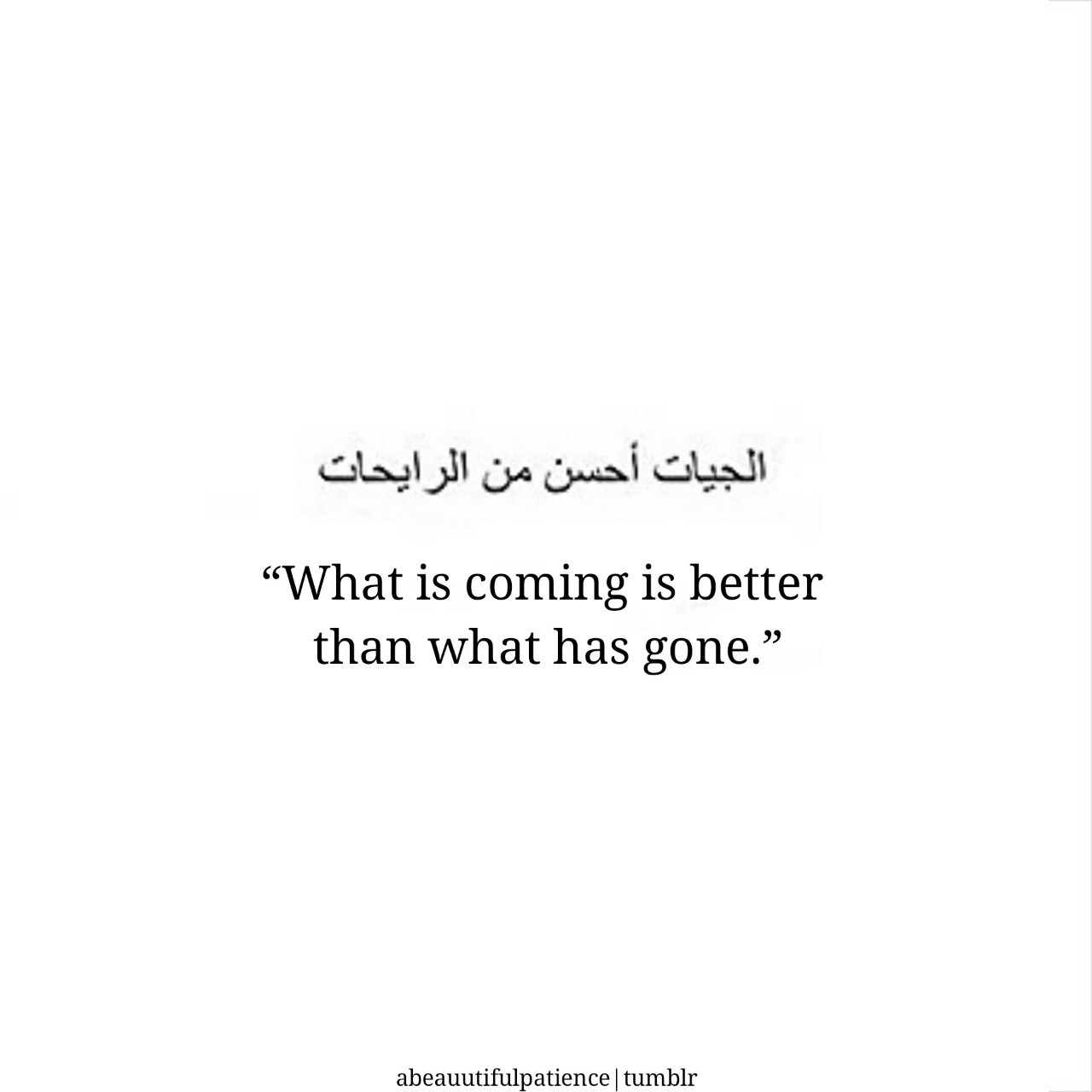 Abeauutifulpatience — Arabic Quote