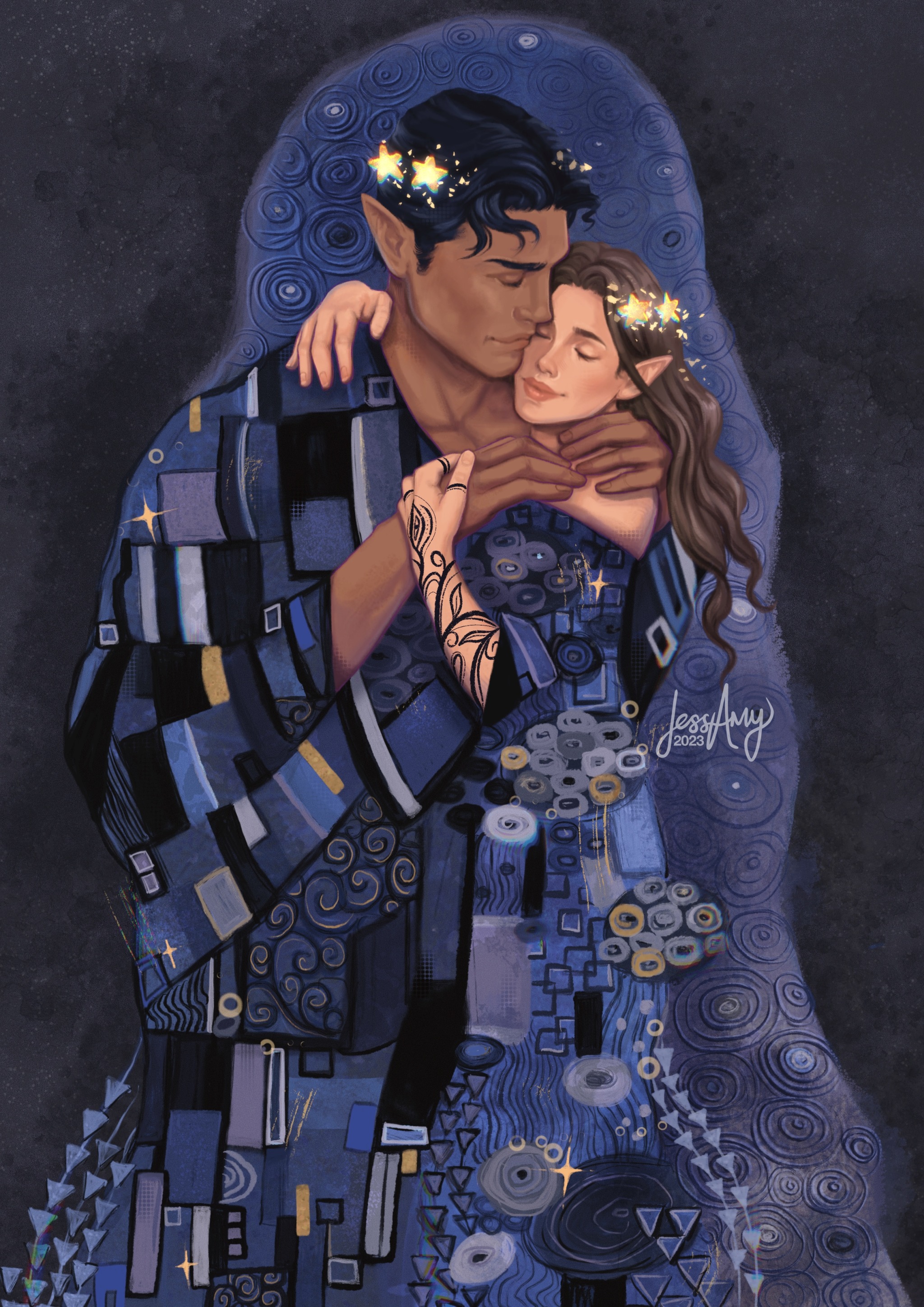 Combining two of my favourite things - Gustav Klimt & Feysand Creating ... Combining two of my favourite things - Gustav Klimt & Feysand Creating ...