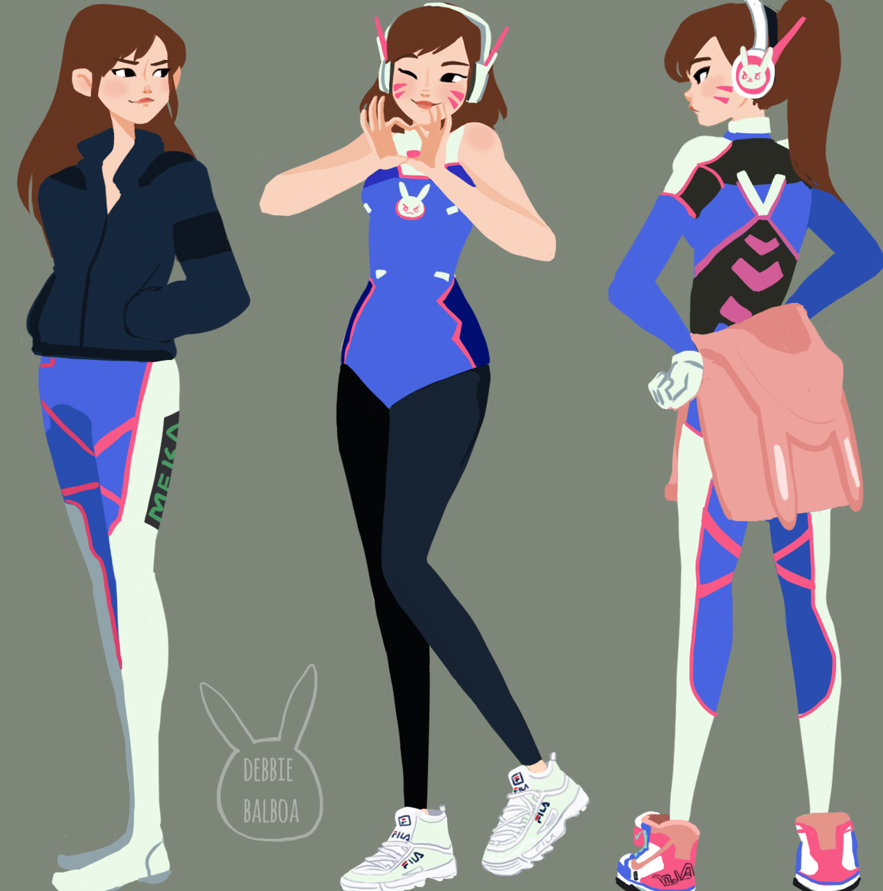 Debbie Balboa Some Dva Outfits I Plan To Cosplay The Middle