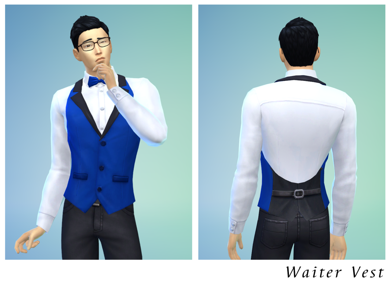 Waiter Vest And Sexy Waiter Vest Top Male New Mesh Red Ear Cat