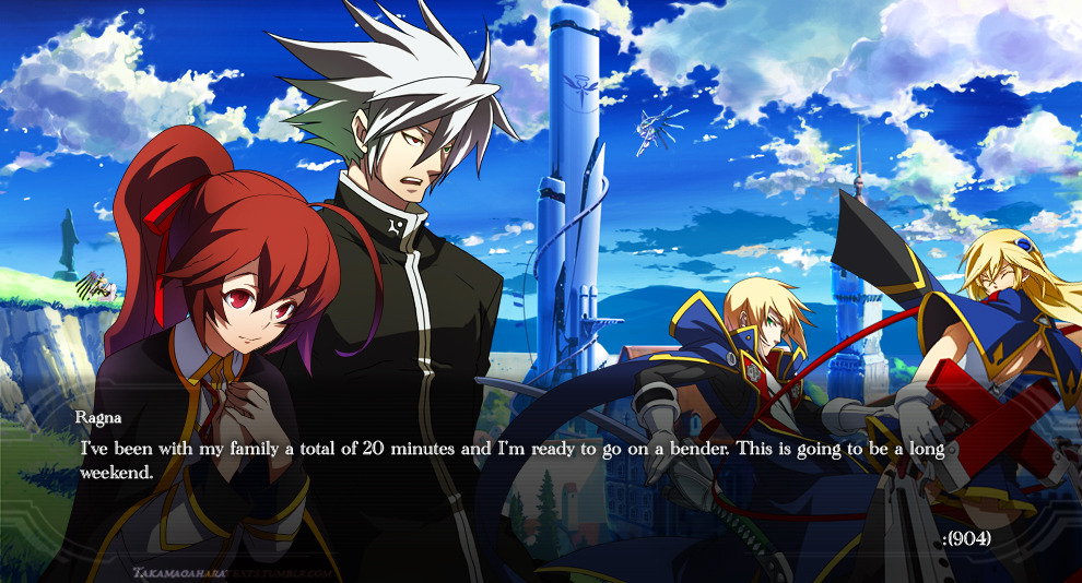 Blazblue Ragna And Celica