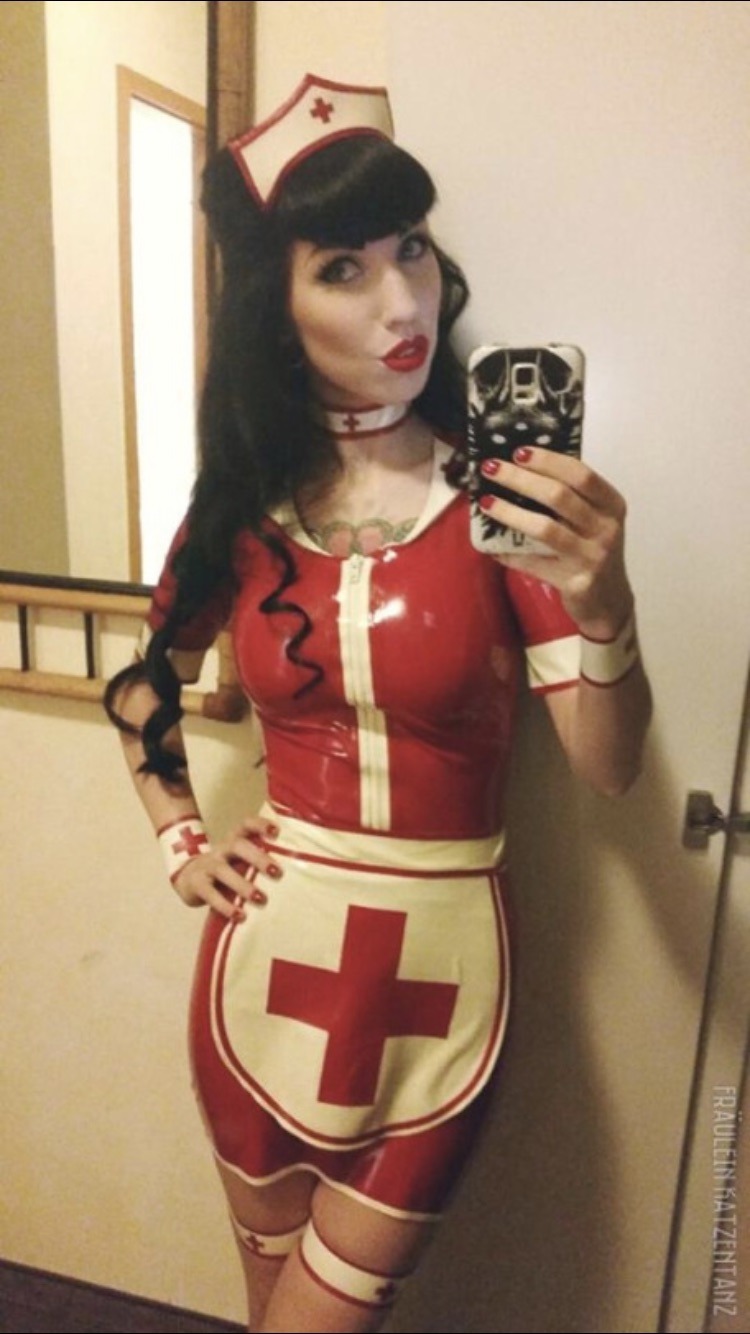 Nurses Who Love Practicing Their Bedside Manner Nurse Naughty Nurse Latex Dress Lrd Little