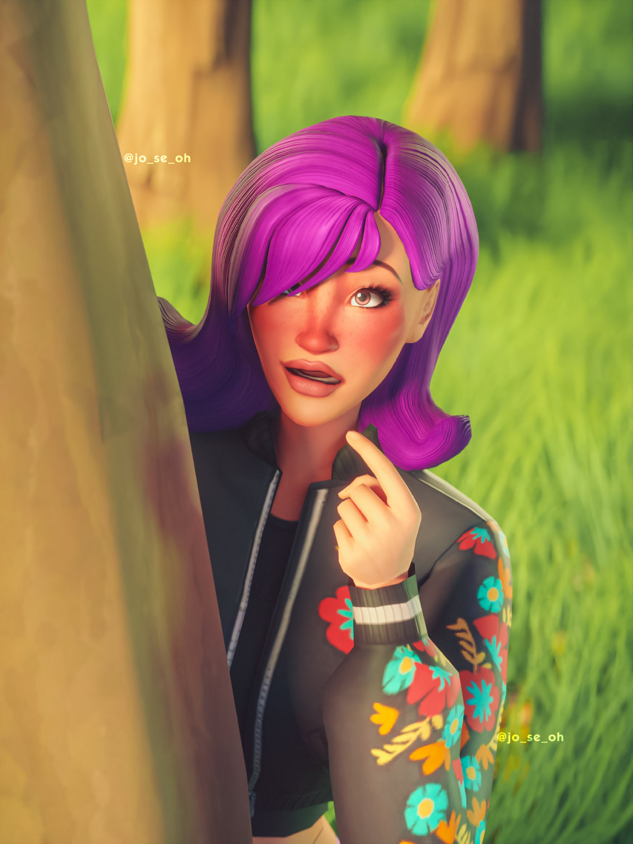 Josh Joshseoh A Render Of Jayde From The Urbz