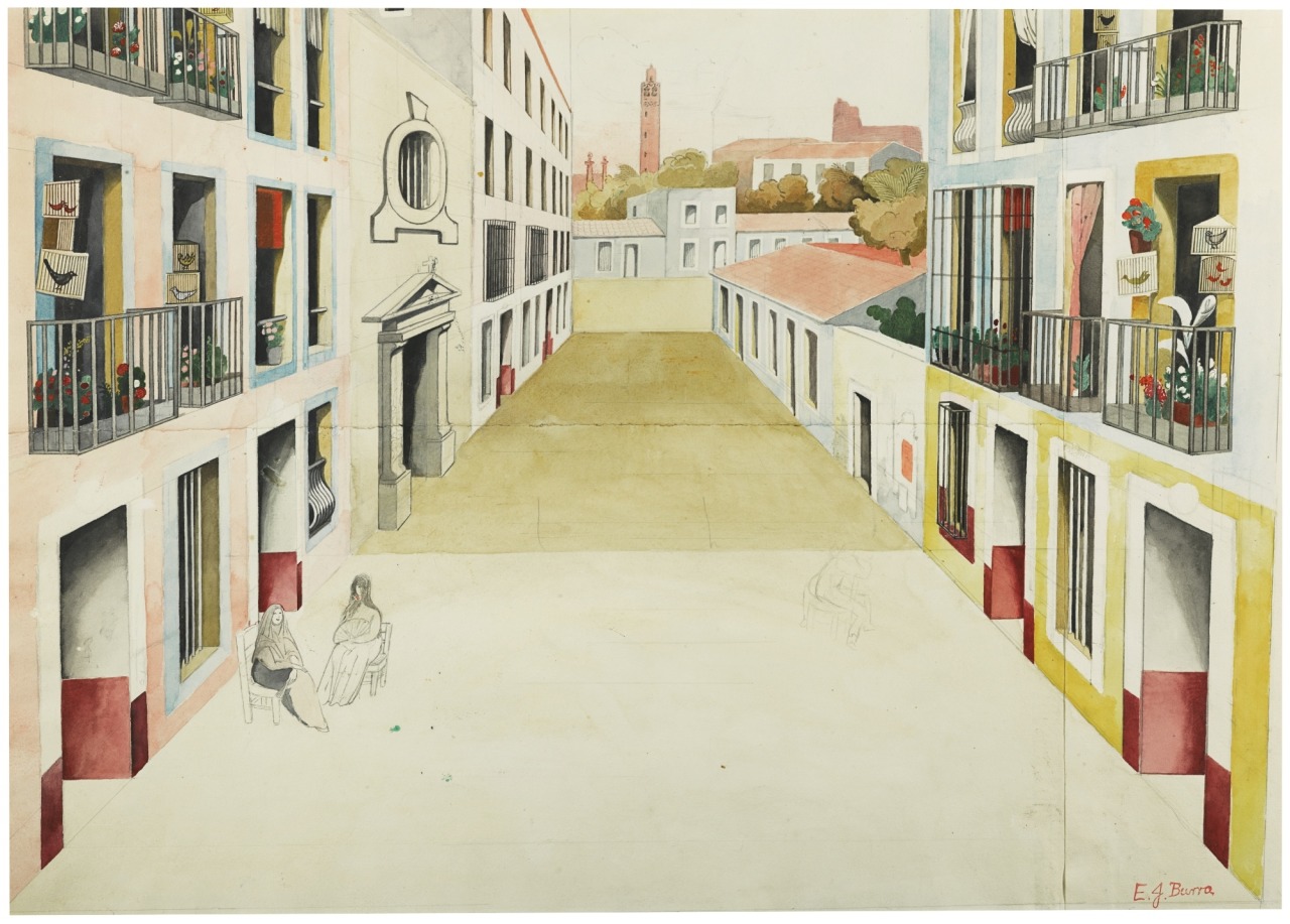 Thunderstruck Edward Burra British 1905 1976 Set Design For