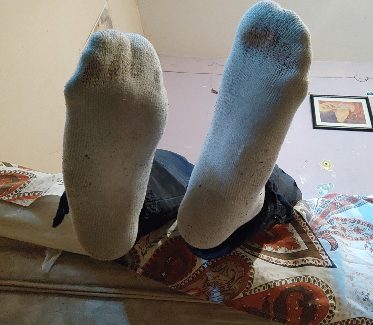 Beautiful Men Socked Feet
