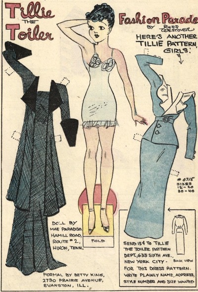 Paper Dolls As Fashion History Im Not Generally A Fan Of The Tillie