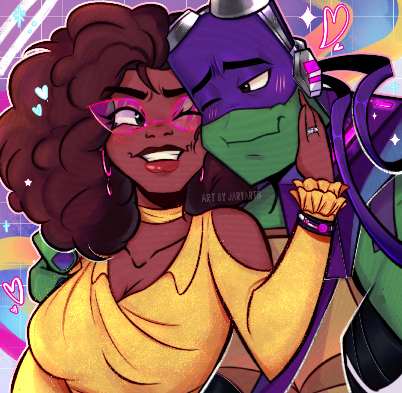 JaryArts : A good future where Donnie and April grow up, get... JaryArts : A good future where Donnie and April grow up, get...